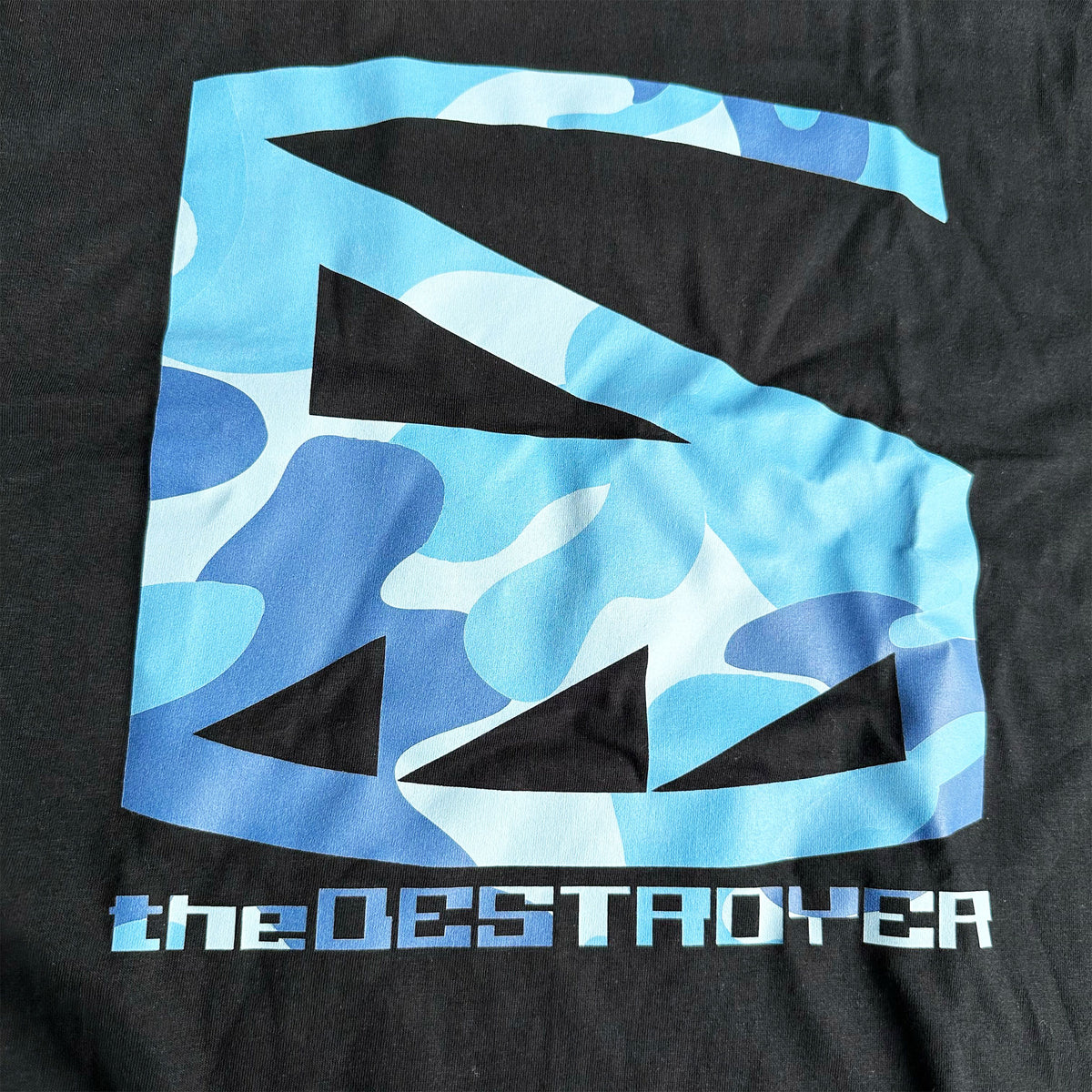 The Destroyer Blue Camo Black Shirt – PhonkCartel