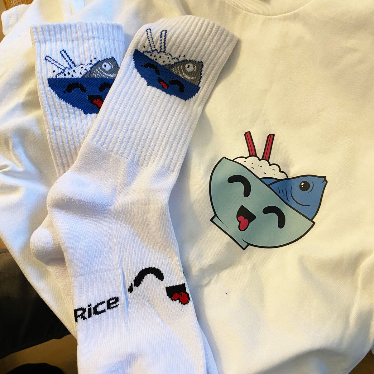 Fish and Rice Sports Socks – PhonkCartel