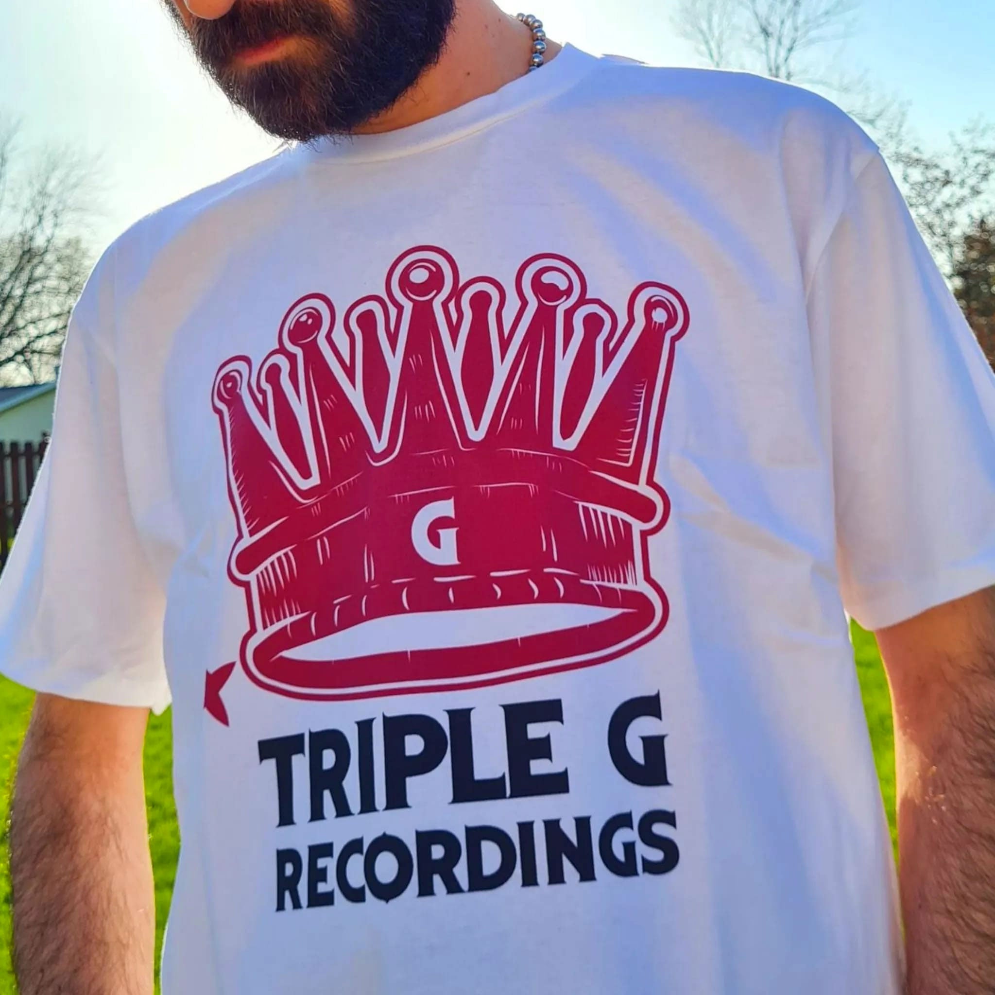 Triple G White Tee – PhonkCartel