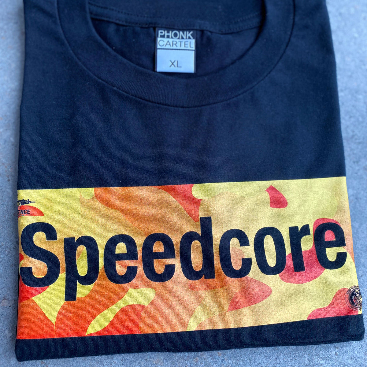 Speedcore Fire Tee – PhonkCartel